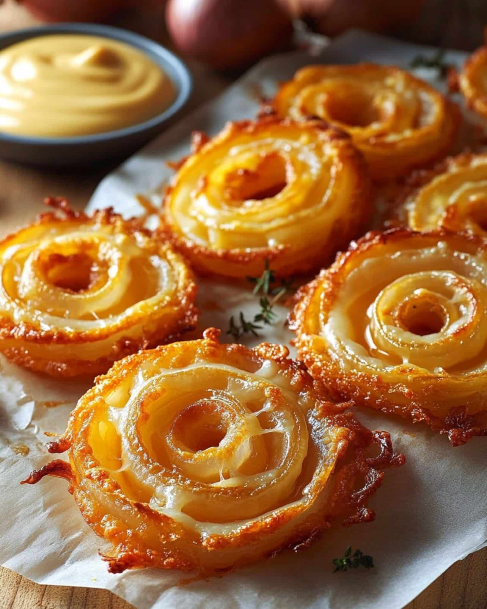 Cheesy Onion Crisps Recipe