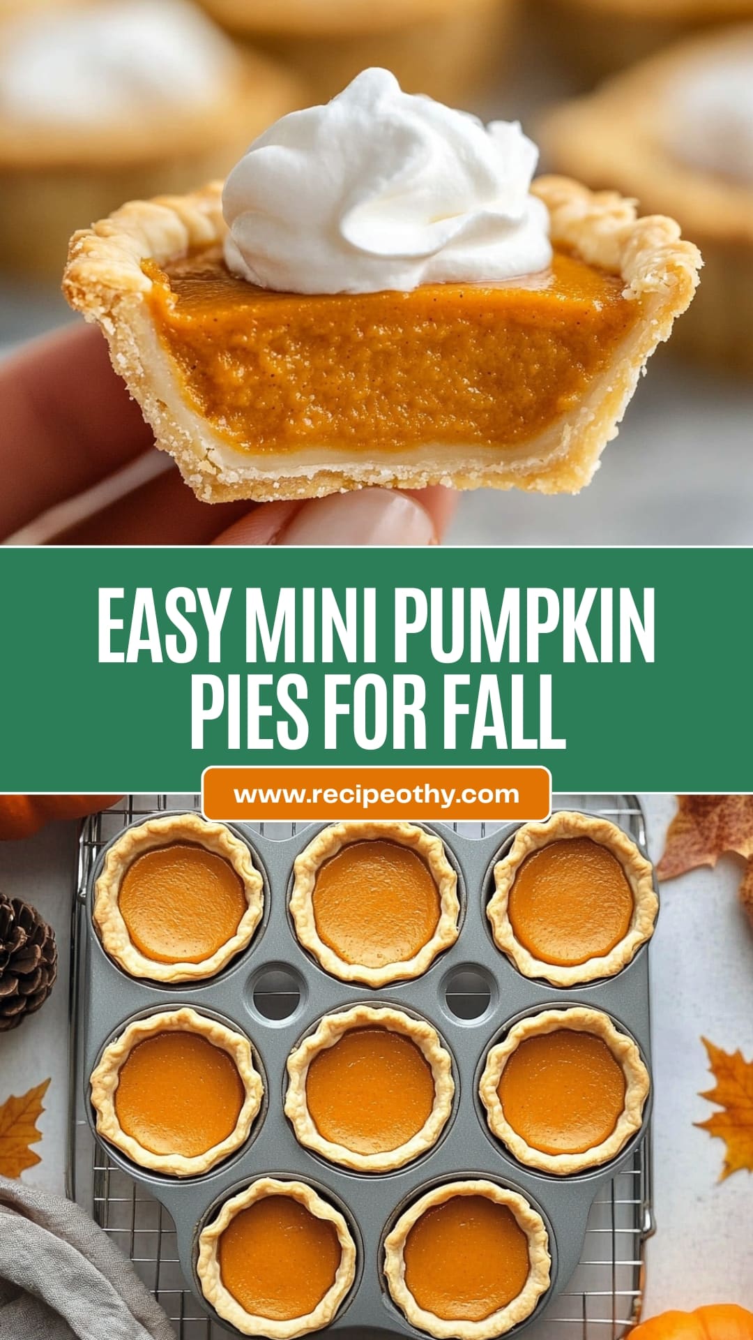 Mini Pumpkin Pies Recipe - Irresistibly Spiced Fall Dessert