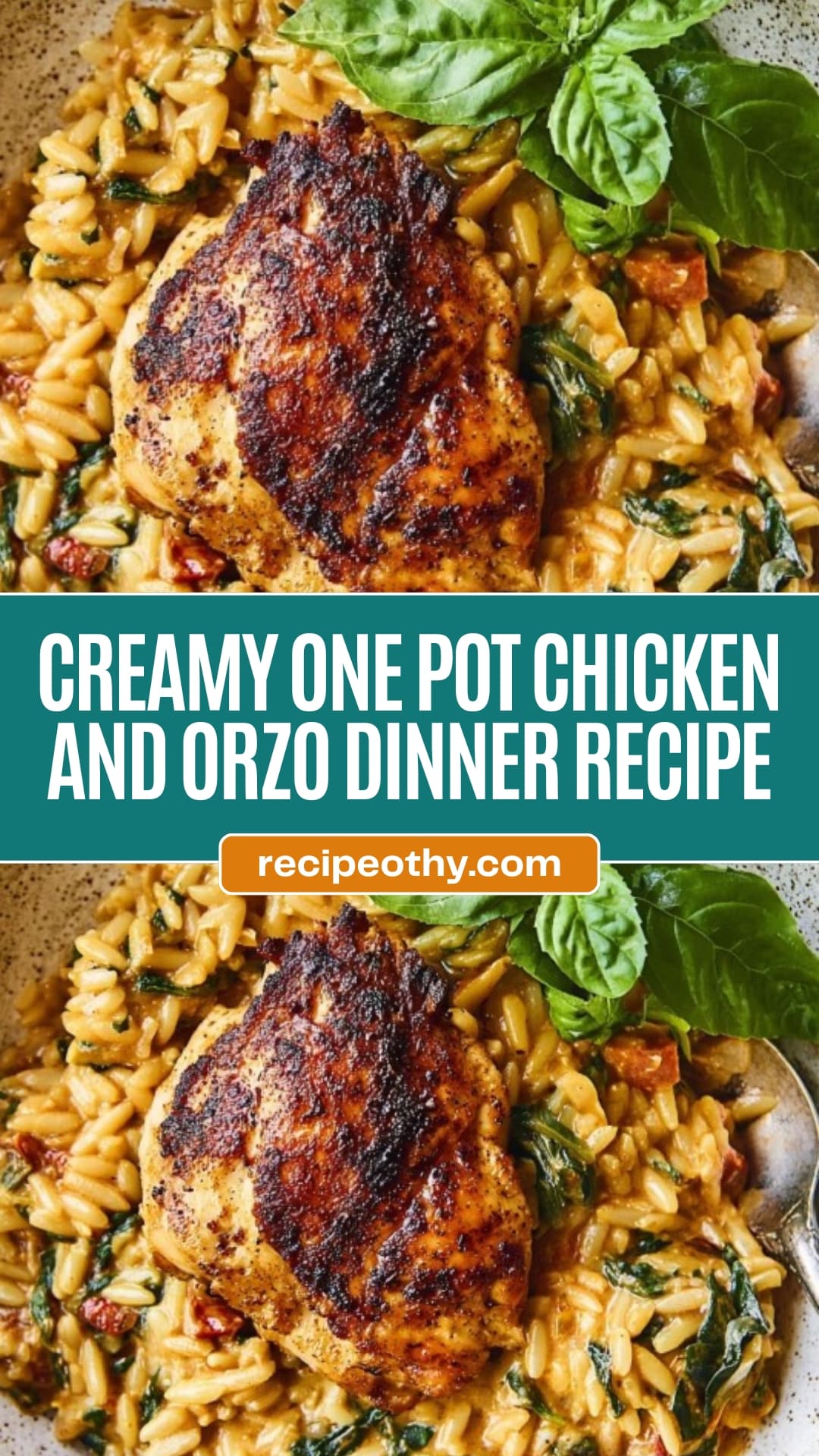 One Pot Chicken and Orzo – Comforting & Easy Dinner