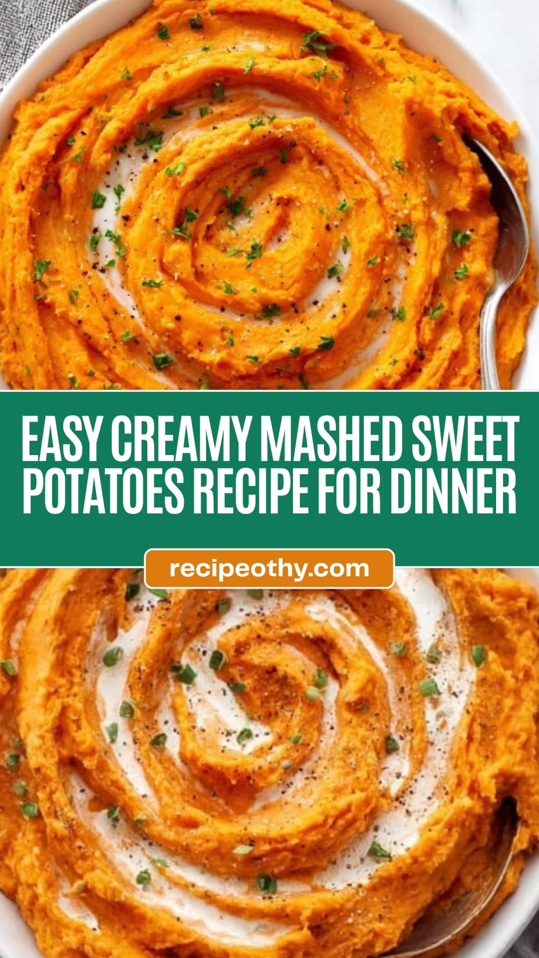 Creamy Savory Mashed Sweet Potatoes - Irresistible Side Dish